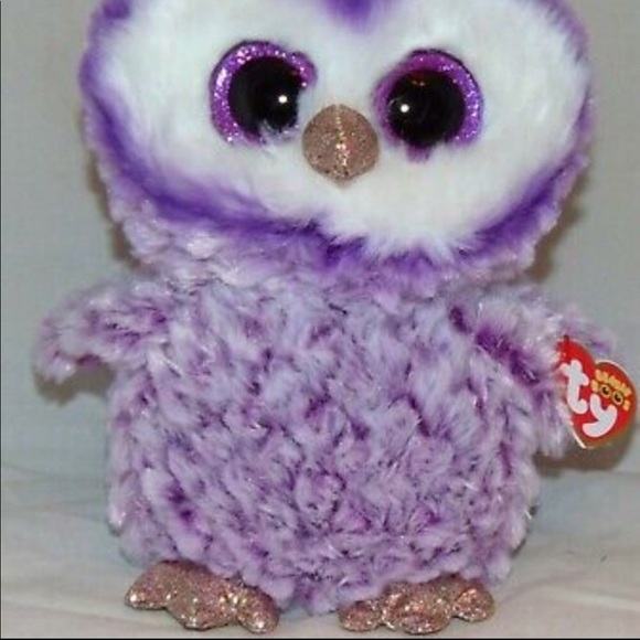 Toys | Ty Beanie Boos Moonlight The Owl | Poshmark